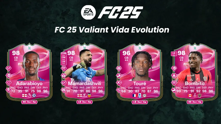 FC 25 Valiant Vida Evolution: Best Players, All Upgrades & More
